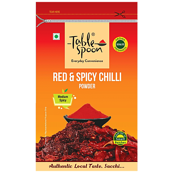 Buy Tablespoon Red & Spicy Chilli Powder - Medium Spicy, Freshness ...