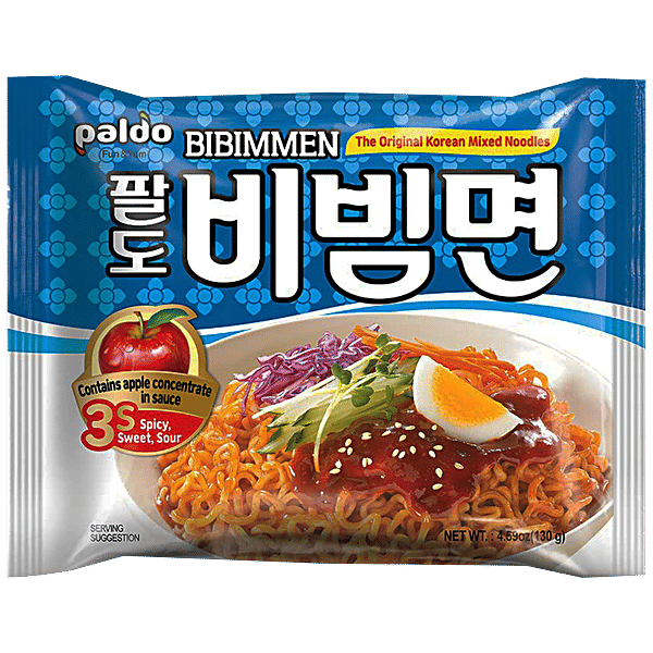 Buy Paldo Bibimmen Korean Noodles - Spicy, Sweet & Sour Online at Best ...