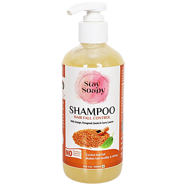 Buy Stay Soapy Hair-Fall Control Shampoo - Makes Hair Healthy & Strong, No Parabens Online at ...