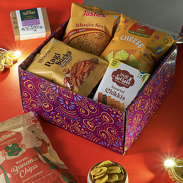 Buy Bigbasket Gift Box Assorted Pack - Festive Indulgence Online at ...