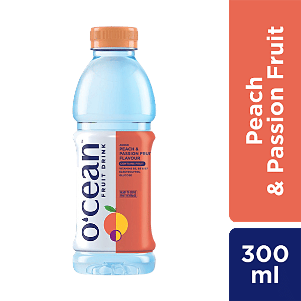 Buy Ocean Fruit Water - Peach & Passion Fruit, Enriched With Vitamins ...