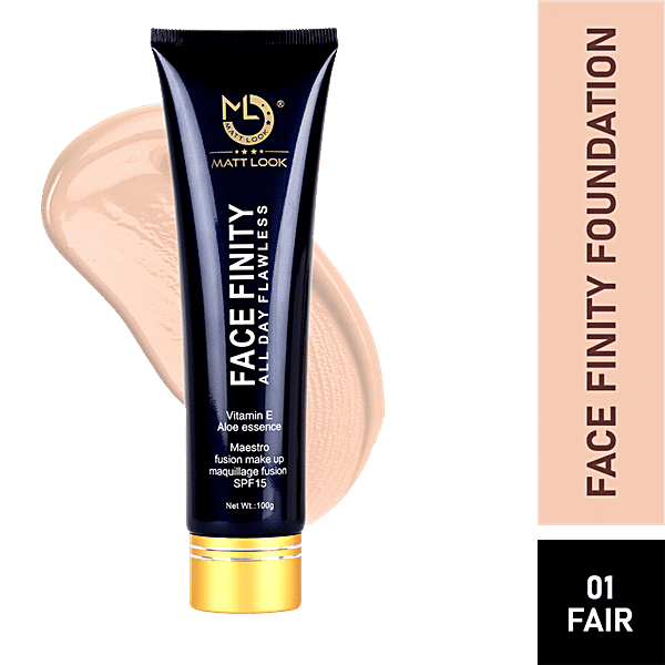 Buy Mattlook Face Finity All Day Flawless Foundation - Vitamin E & Aloe ...