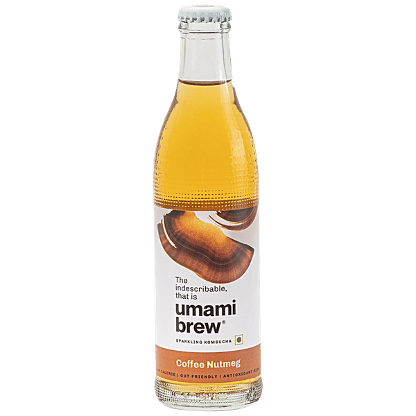 Buy umami brew Sparkling Kombucha - Coffee Nutmeg, Low Calorie ...