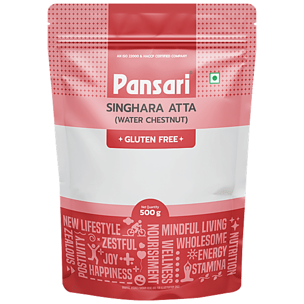 Buy PANSARI Water Chestnut/Singhara Flour - Rich In Protein & Calcium ...