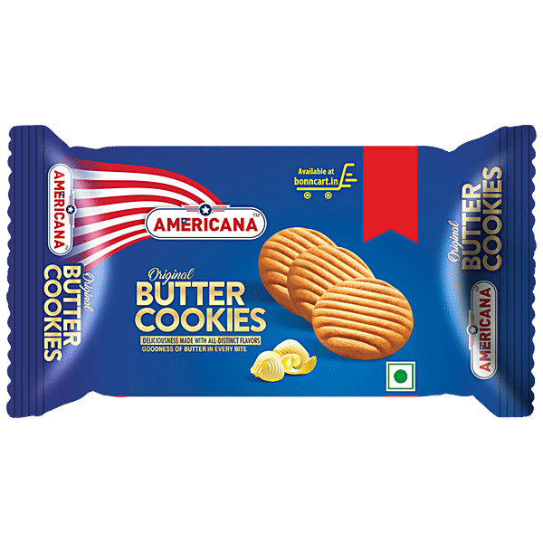 Buy Americana Butter Cookies - Original, Perfect Snack Online at Best ...