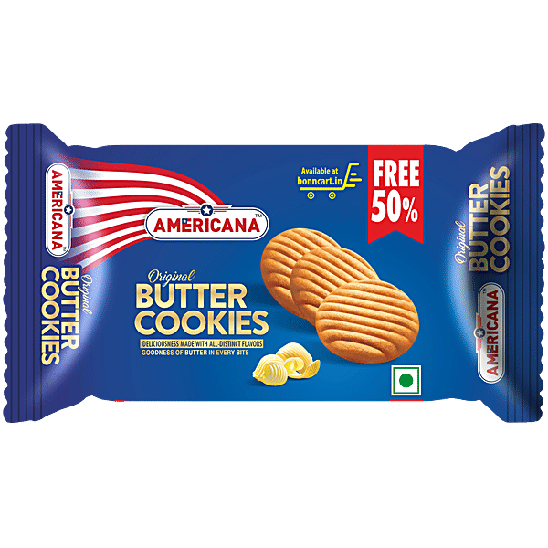Buy Americana Butter Cookies - Original, Perfect Snack Online at Best ...