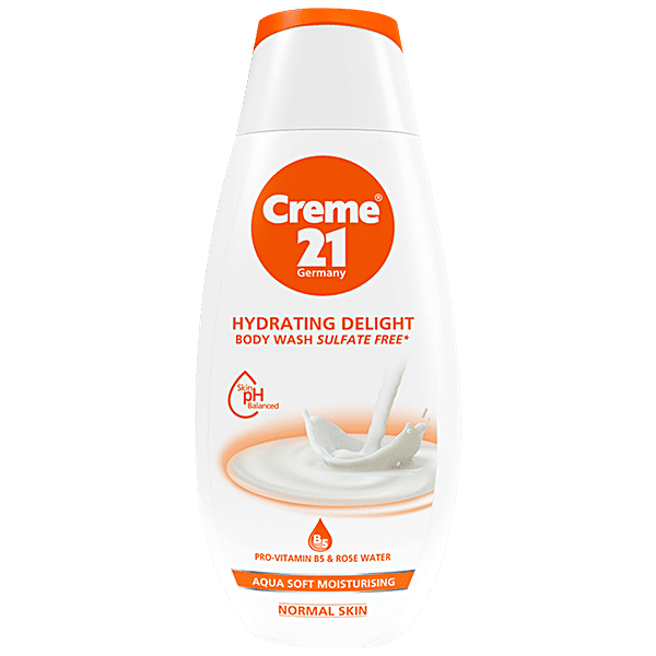 Buy Creme 21 Hydrating Delight Body Wash - Sulphate Free, Enriched With ...