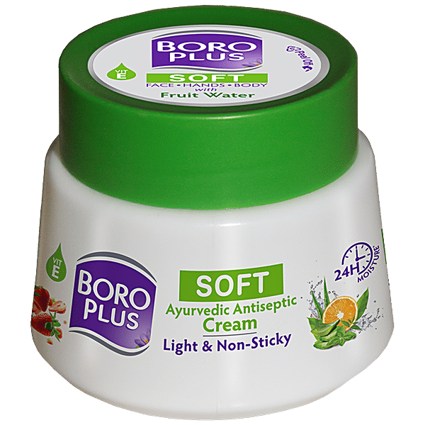 Buy Boroplus Soft Ayurvedic Antiseptic & Moisturiser Cream With Fruit ...