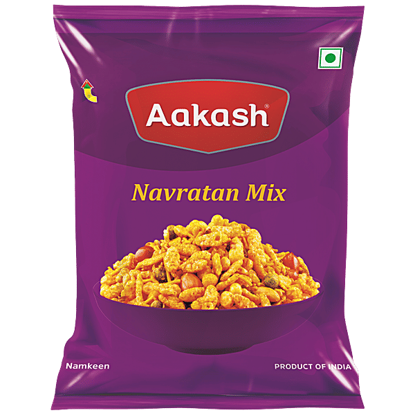 Buy Aakash Namkeen - Navratan Mix, Authentic Taste, Flavour Online at ...
