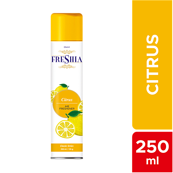 Buy Freshia Air Freshener Spray - Citrus, Long-Lasting Online at Best ...