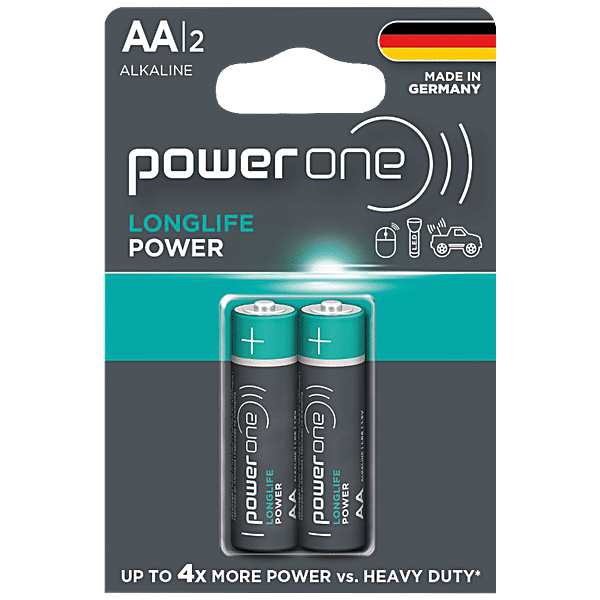 Buy Power One Alkaline Battery - Longlife Power, AA Online at Best ...