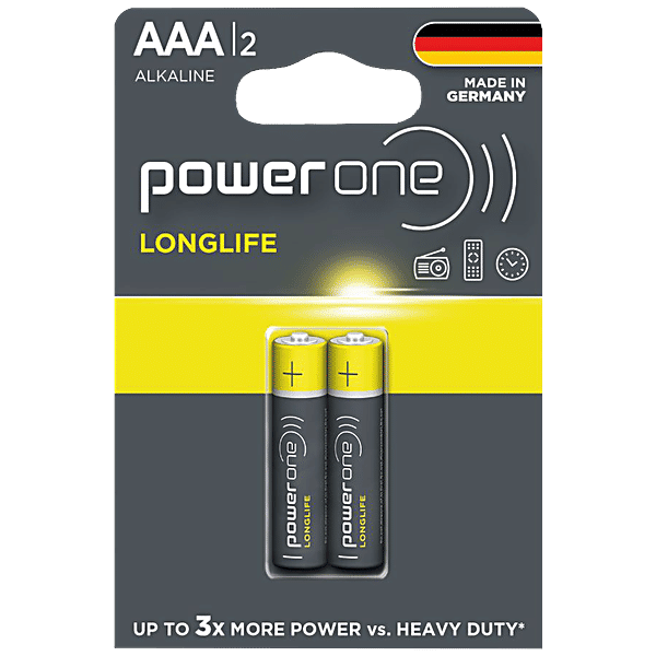 Buy Power One Alkaline Battery - Longlife, AAA Online at Best Price of ...
