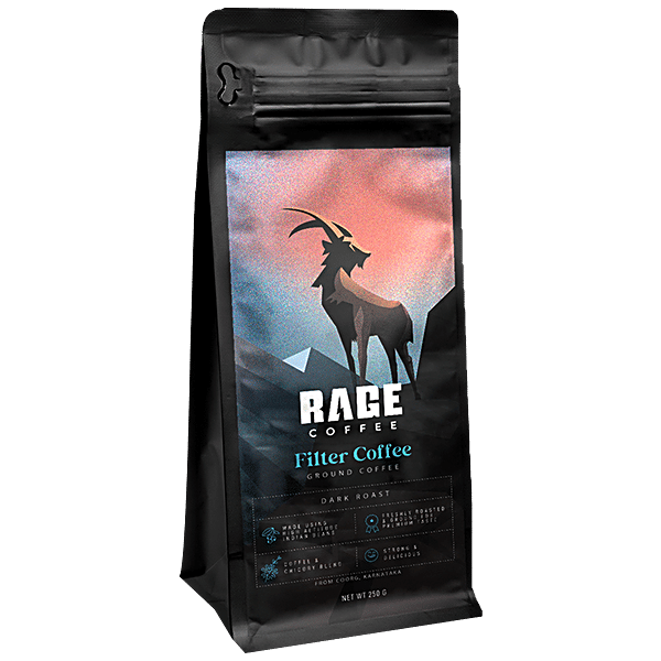 Buy Rage Coffee Filter Ground Coffee - Dark Roast, Strong Online at ...