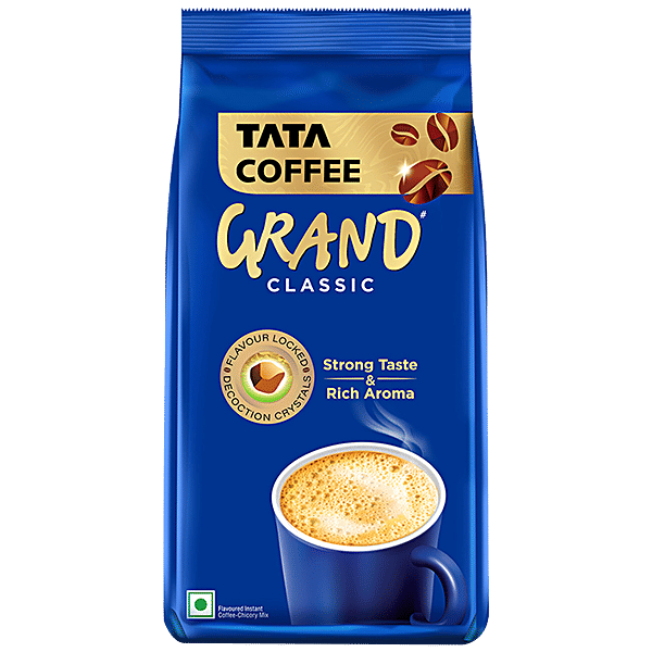 Buy Tata Coffee Grand Classic Instant Coffee - Flavour Locked Decoction ...