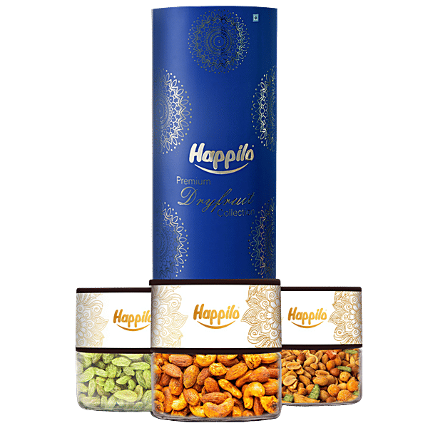 Buy Happilo Dry Fruit Celebrations Gift Box - Macaw Online at Best ...