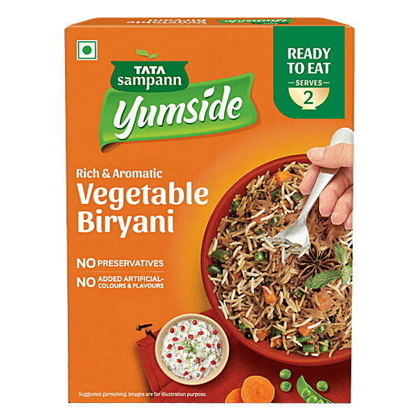 Buy Tata Sampann Yumside Vegetable Biryani Online at Best Price of Rs ...