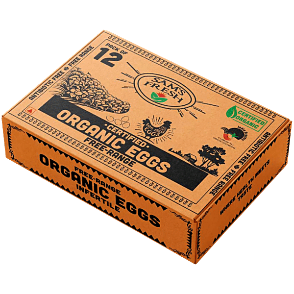 Buy Sam's Fresh Organic Eggs - Easy To Digest Online at Best Price of ...