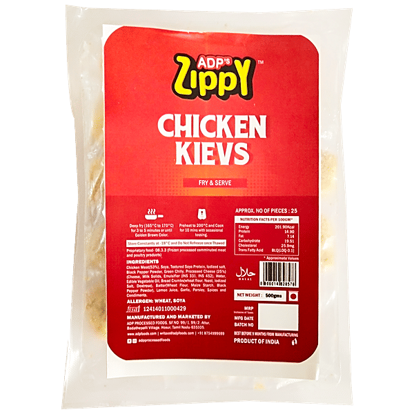 Buy ZIPPY Chicken Kievs - Fry & Serve Online at Best Price of Rs 234.34 ...