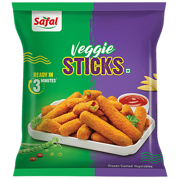 Buy Safal Veggie Sticks - Frozen Curried Vegetables, Ready To Cook ...