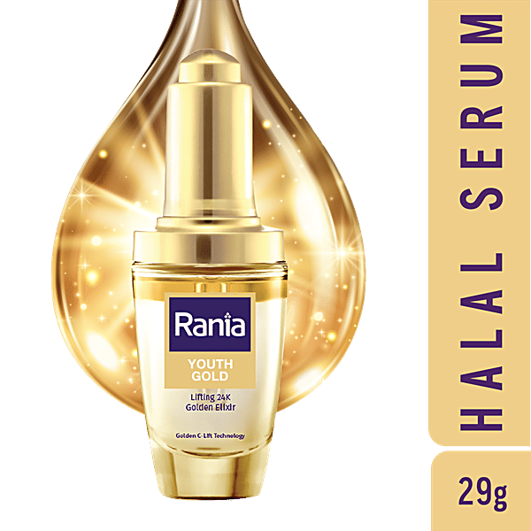 Buy Rania Youth Gold - Lifting 24K Golden Elixir, Penetrates 12 Skin ...
