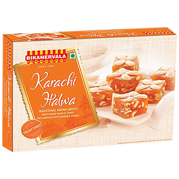 Buy Bikanervala Karachi Halwa - Traditional Indian Sweets, Freshly ...