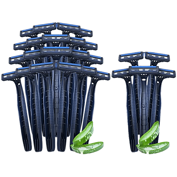 Buy LetsShave Men's Pro 2 Plus Disposable Shaving Razor - Twin Razor ...