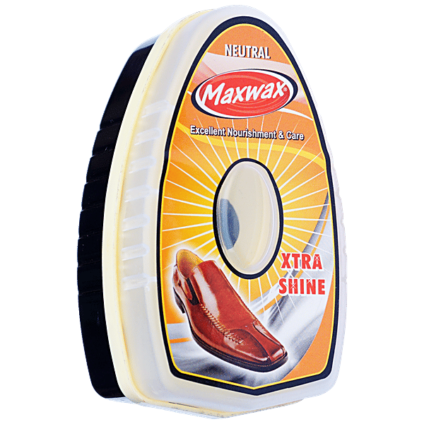 Buy Maxwax Xtra Shine Shoe Polish - For Complete Leather Care, Neutral Online at Best Price of ...