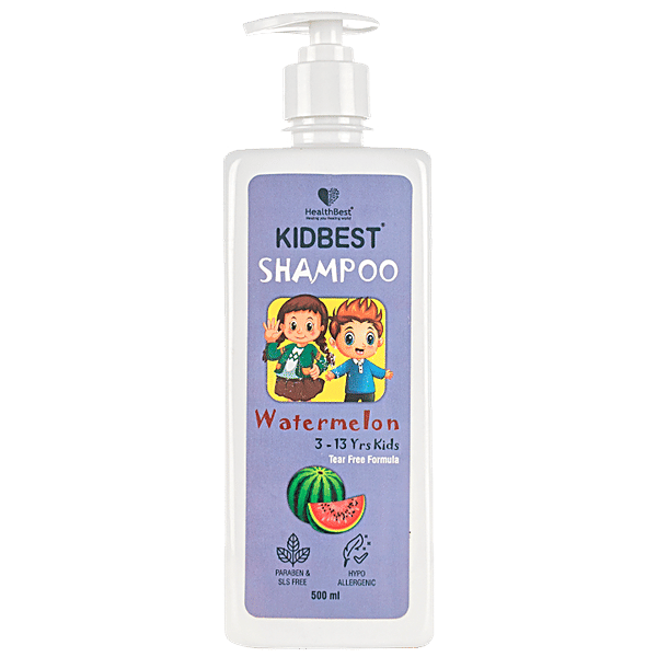 Buy HealthBest Kidbest - Hair Shampoo, Watermelon, Paraben & SLS Free ...