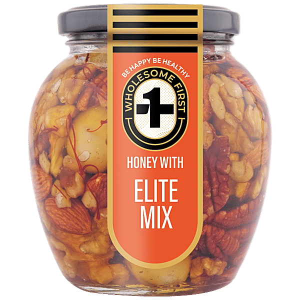 Buy Wholesome First Honey With Elite Mix - Rich In Nutrients Online at ...