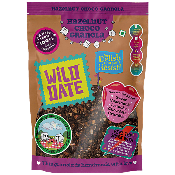 Buy Wild Date Hazelnut Choco Granola - Gluten-Free, No Refined Sugar ...