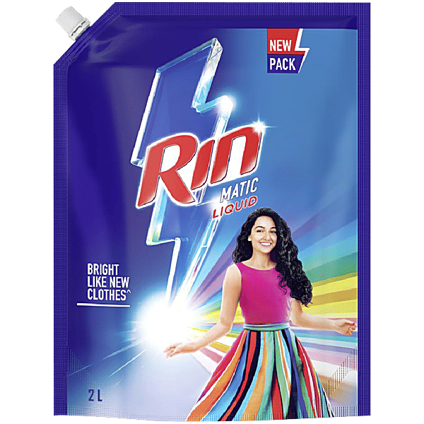Buy Rin Matic Liquid - Removes Tough Stains, Safe On Hands, For Hand & Machine Wash Online at ...