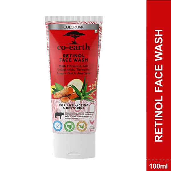 Buy ColorBar Co-Earth Retinol Face Wash - For Anti-Ageing & Restoring ...