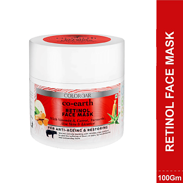 Buy ColorBar Co-Earth Retinol Face Mask - For Anti-Ageing & Restoring ...