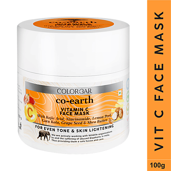 Buy ColorBar Co-Earth Vitamin C Face Mask - For Even Tone & Skin ...