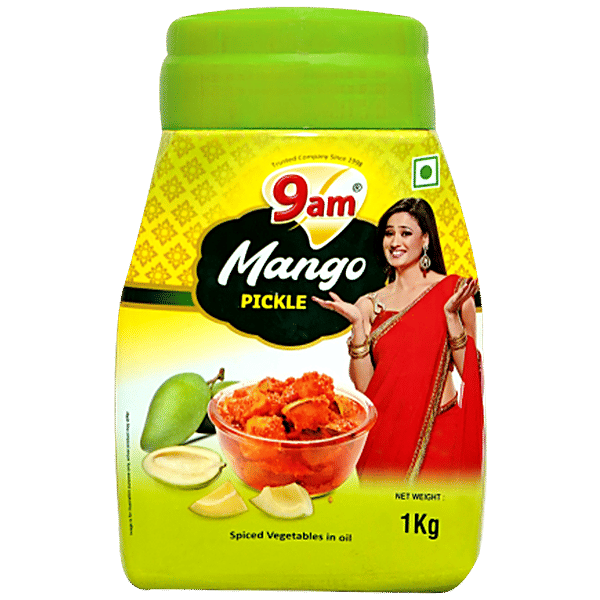 Buy 9 AM Mango Pickle - Traditional Method Online at Best Price of Rs ...