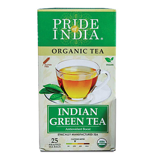 Buy Pride Of India Indian Green Tea - Rich In Antioxidants, Organic ...