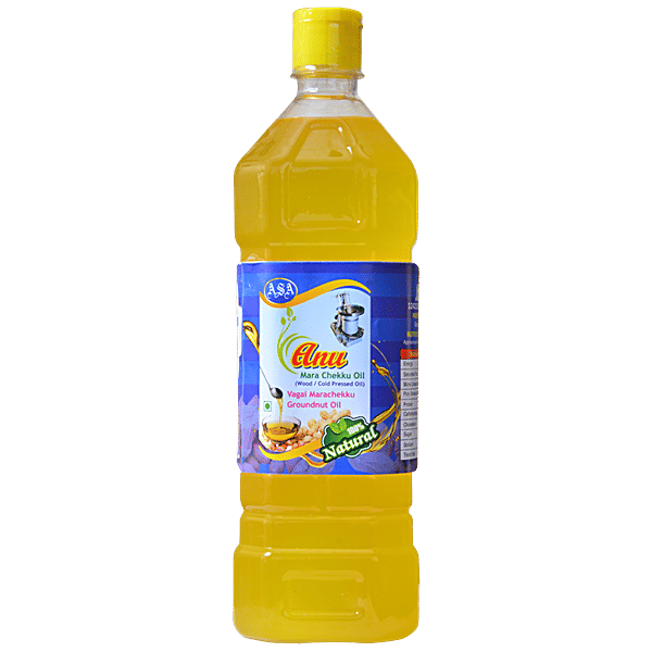 Buy Anu Wood Pressed/Mara Chekku Groundnut Oil - 100% Natural, Rich In ...