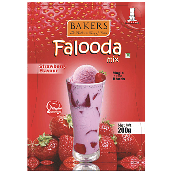 Buy BAKERS Falooda Mix - Strawberry Flavour Online at Best Price of Rs ...
