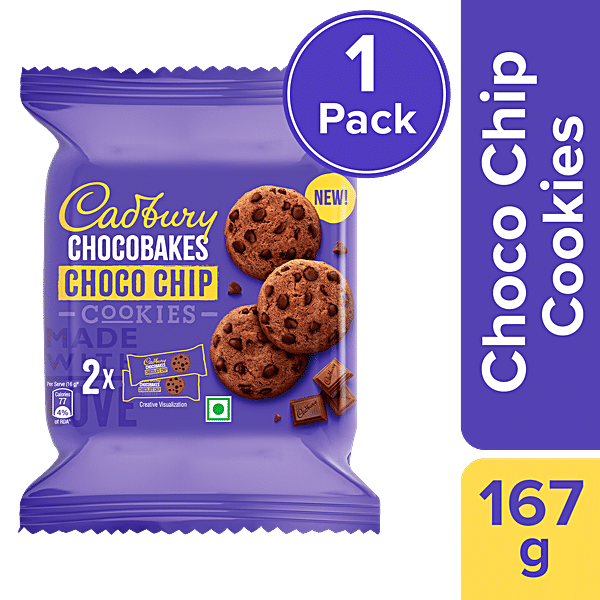 Buy Cadbury Chocobakes ChocoChip Cookies Online at Best Price of Rs 69.6 - bigbasket