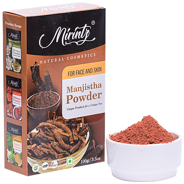 Buy Mirintz Manjistha Powder - Natural, Vegan, Cruelty-Free, For Face ...