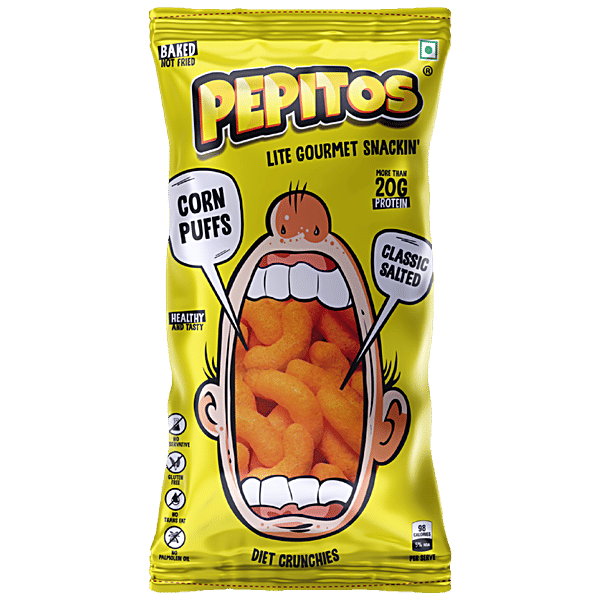 Buy Pepitos Corn Puffs - Classic Salted, Baked, Diet Crunchies Online ...