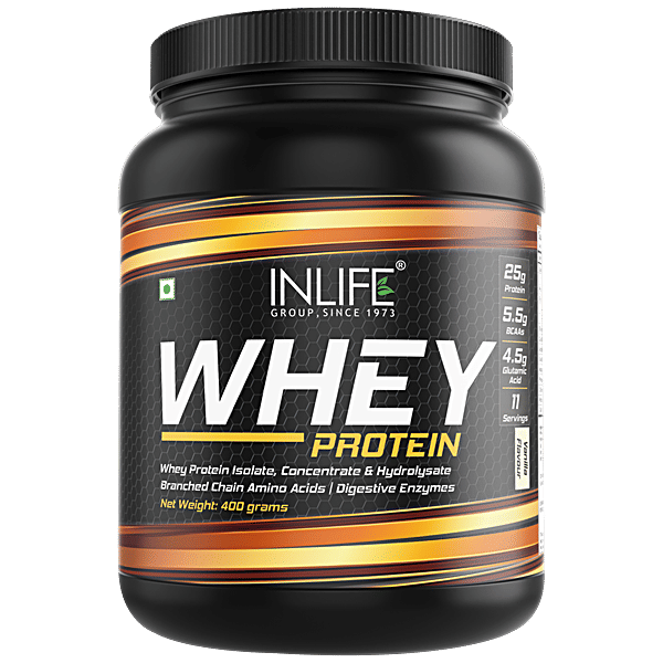 Buy INLIFE Whey Protein Powder - Vanilla, Isolate Concentrate ...