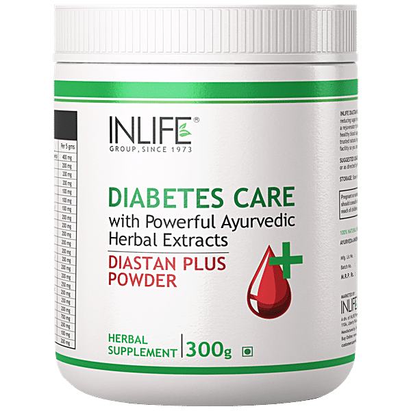 Buy INLIFE Diastan Plus Powder - Diabetes Care, Natural Flavour, Herbal ...