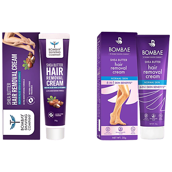 Buy Bombae Shea Butter Hair Removal Cream - For Women With Aloe Vera ...