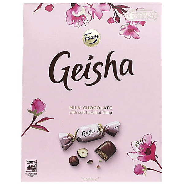 Buy Fazer Geisha Milk Chocolate - With Soft Hazelnut Filling Online at ...