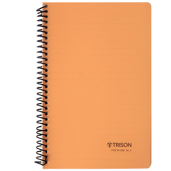 Buy Trison Spiral Coloured Notebook - 160 Pages, 70 GSM, No. 4 Online ...