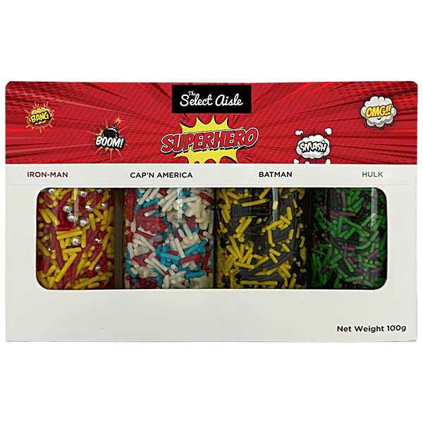 Buy The Select Aisle Sprinkles Combo Pack - Super Hero, Assorted ...