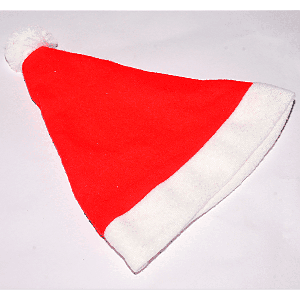 Buy Urban Fest Santa Claus Cap With Hanging Ball, Size 2, Red & White ...