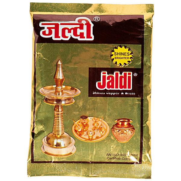 Buy Jaldi Copper & Brass Shining Powder - Soft On Hands, Removes Tough ...