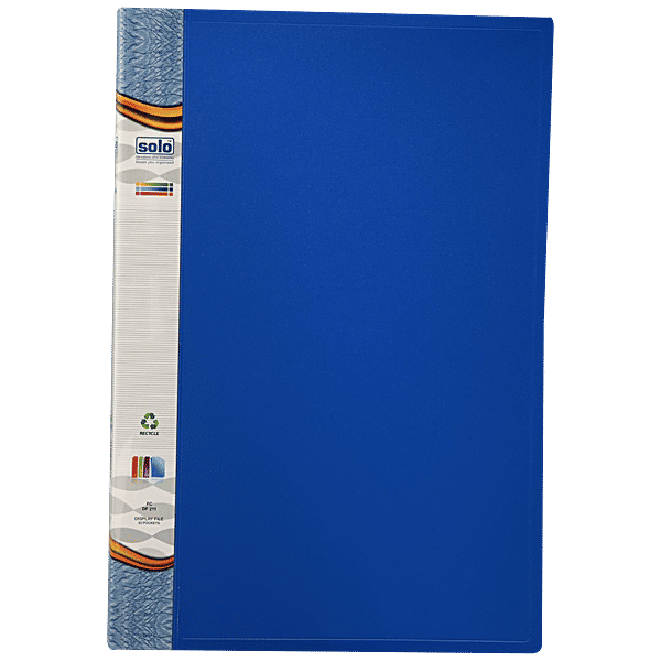 Buy Solo Display File - Plastic, 20 Pockets, 240 mm x 360 mm Online at ...